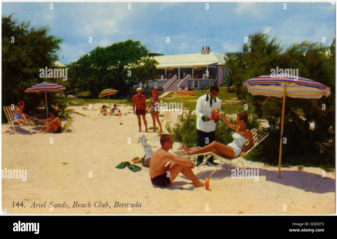 Ariel Sands, Beach Club, Bermuda Stock Photo - Alamy