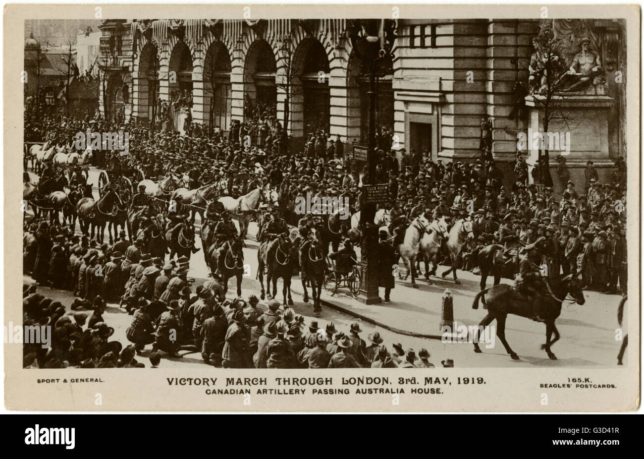 Great Victory March - 1919 Stock Photo - Alamy