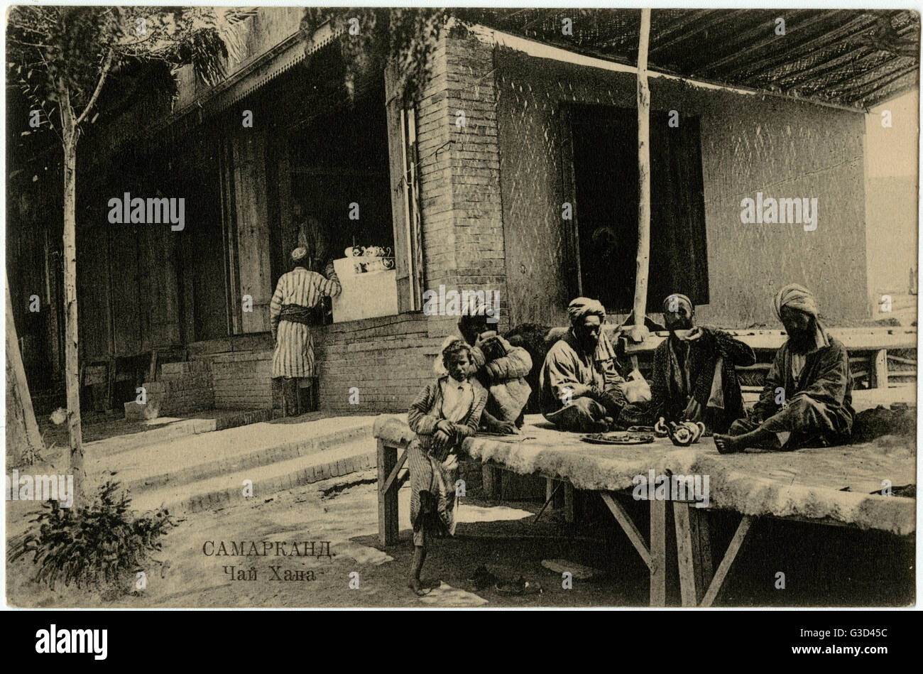Uzbekistan tea house hi-res stock photography and images - Alamy