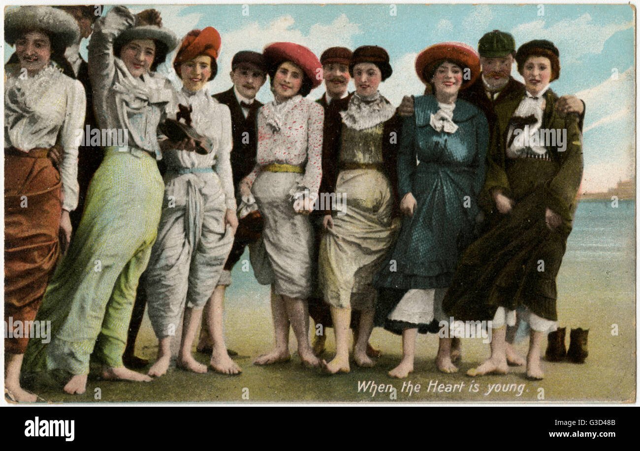 A group of young people having fun at the seaside Stock Photo - Alamy