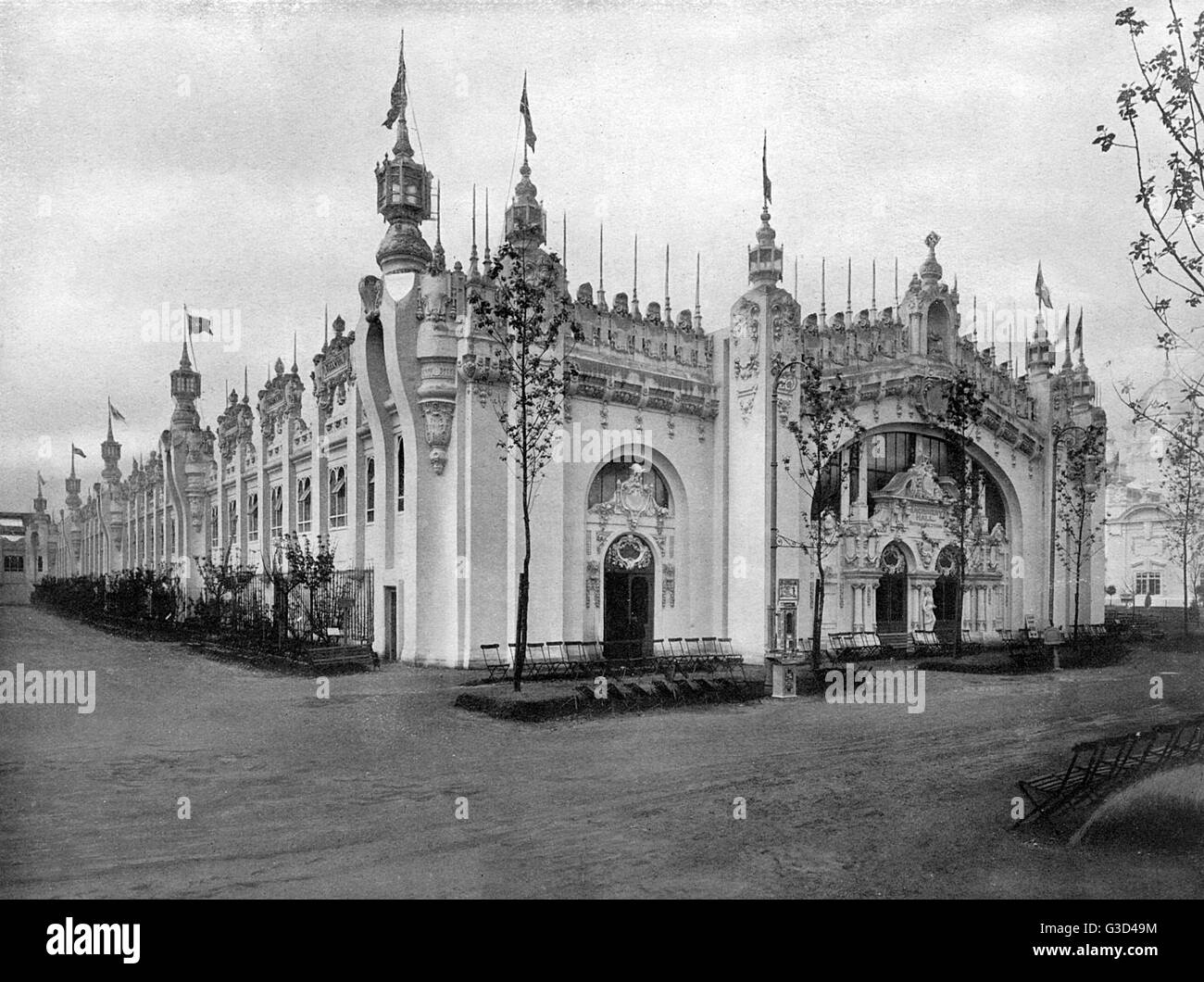 Franco british exhibition 1908 Black and White Stock Photos & Images ...