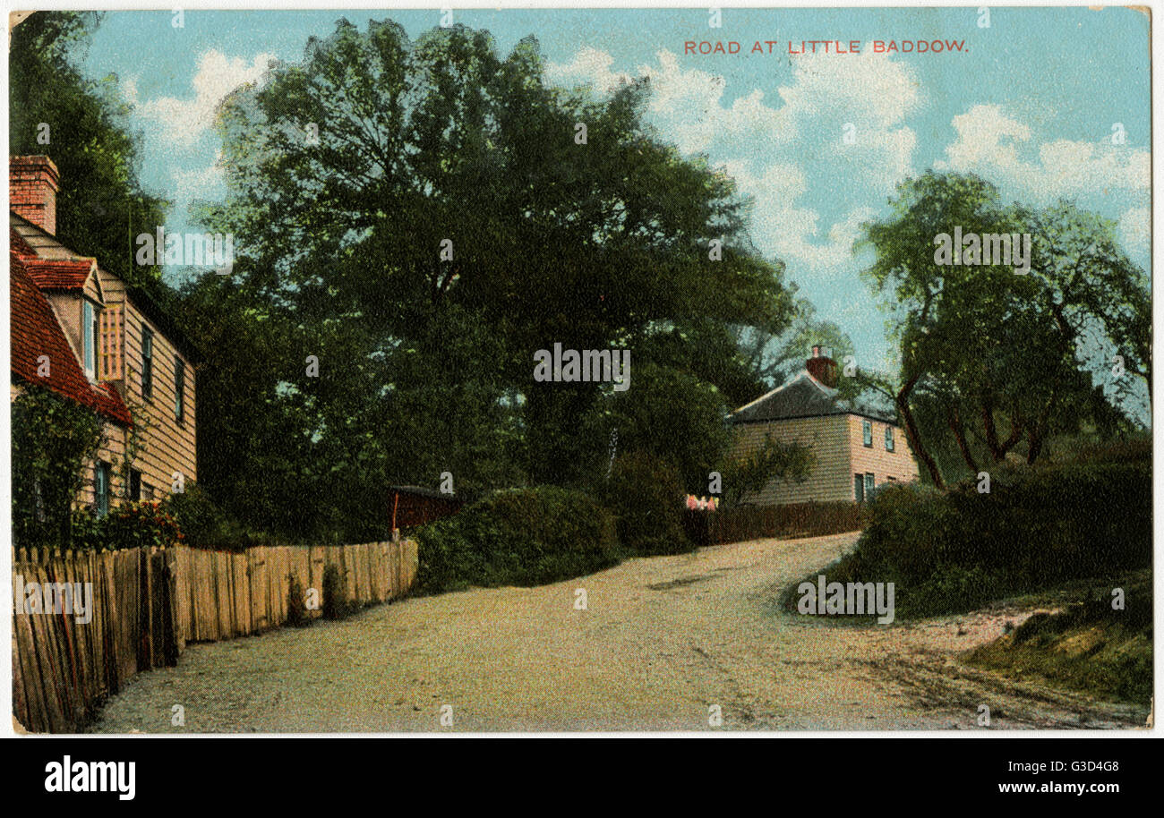 The road at Little Baddow, Essex Stock Photo - Alamy