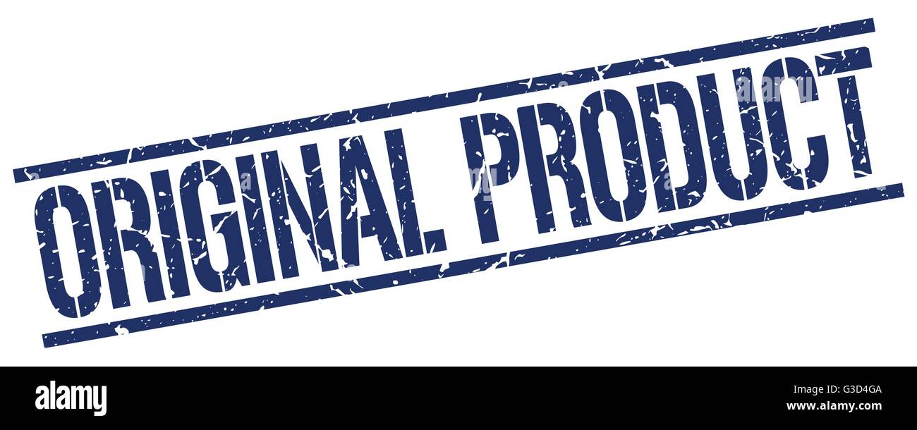 original product blue grunge square vintage rubber stamp Stock Vector Image & Art - Alamy