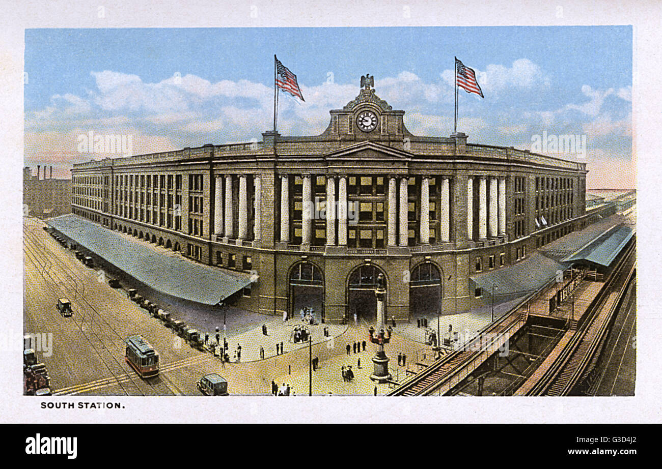 Boston south station hi-res stock photography and images - Alamy