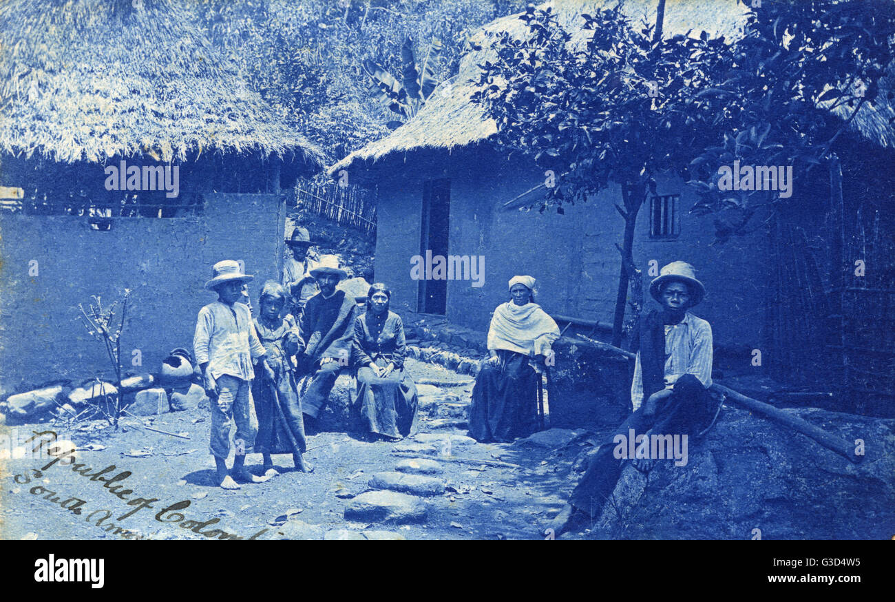 Natives of Frontino, Antioquia, Colombia, Central America Stock Photo ...