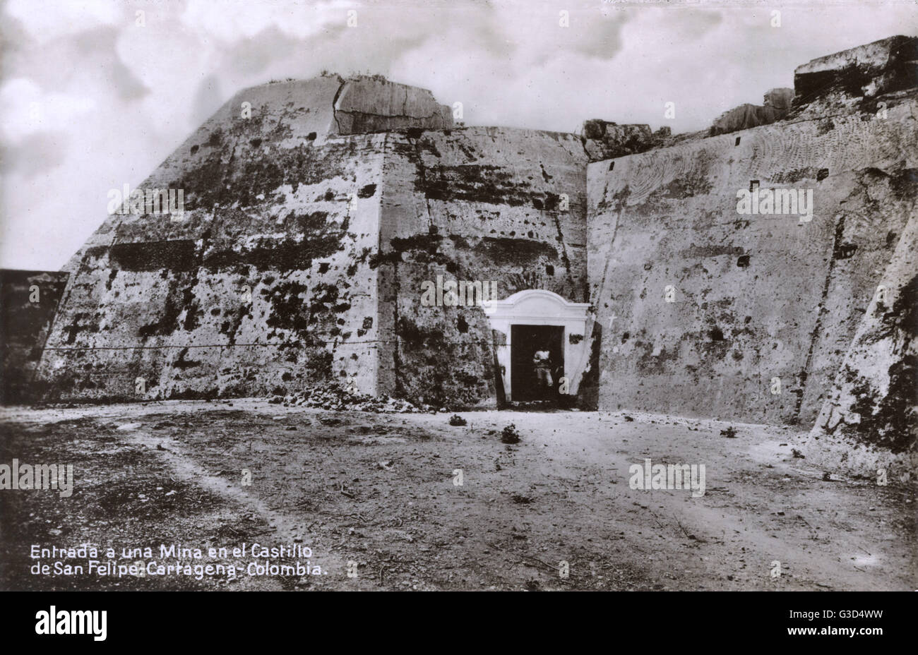 San Felipe Fortress, Cartagena, Colombia, Central America Stock Photo ...