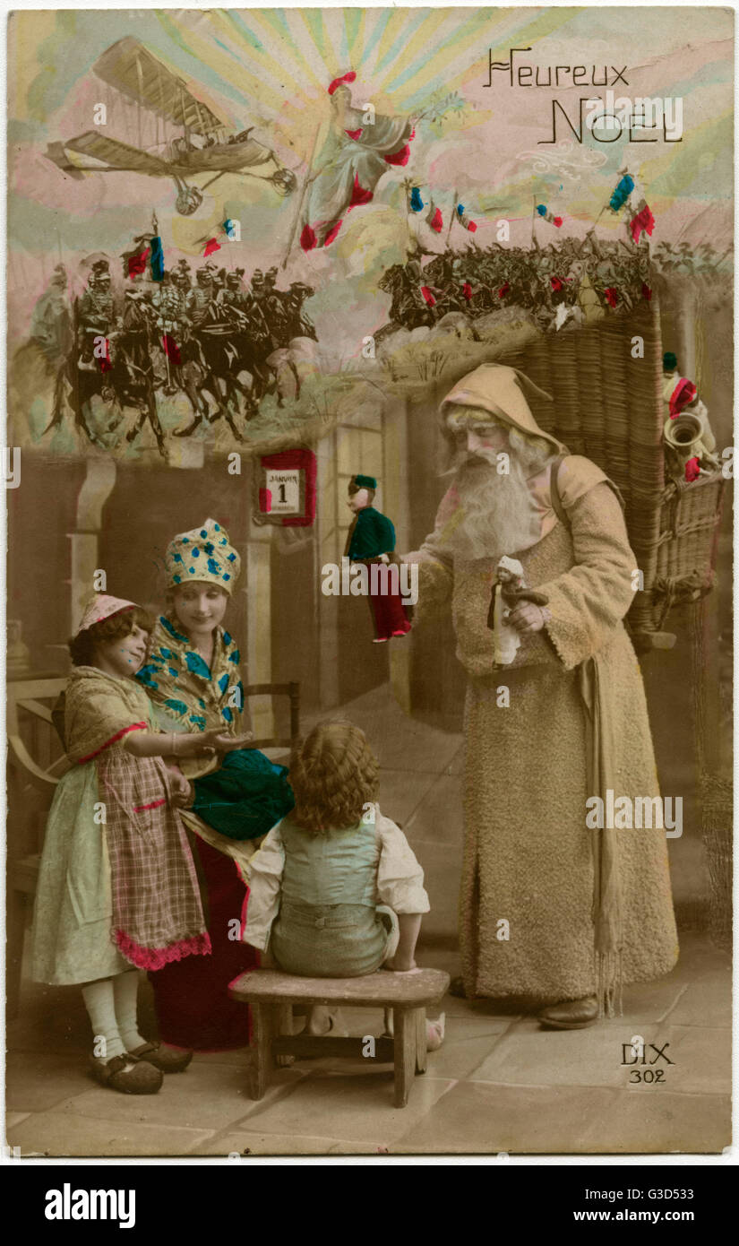 Ww1 postcard christmas hi-res stock photography and images - Alamy