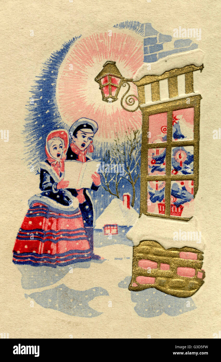 Victorian carol singers hi-res stock photography and images - Alamy