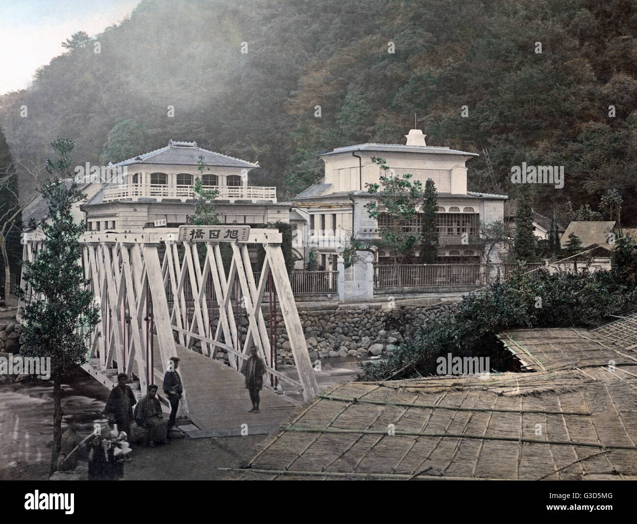 Bridge, Fukuzumi, Yumoto, Japan Stock Photo - Alamy