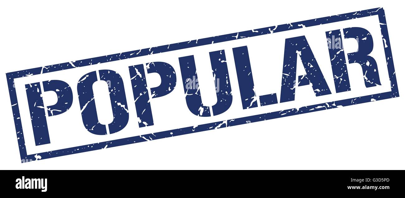 popular blue grunge square vintage rubber stamp Stock Vector Image & Art - Alamy