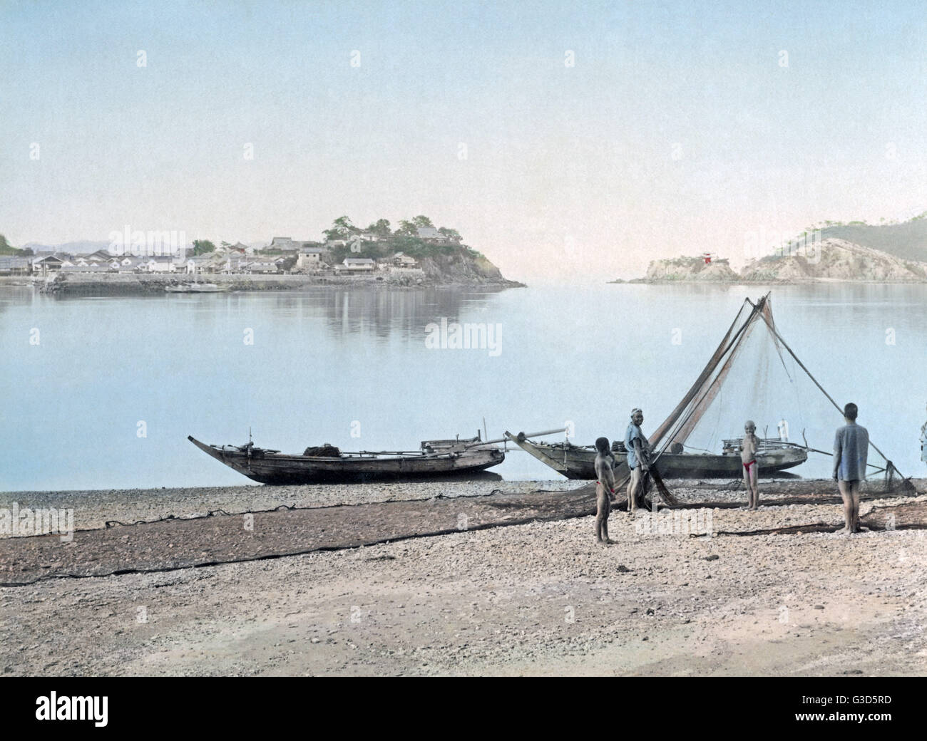 Seto Inland Sea, Onomichi, Japan, circa 1880s Stock Photo - Alamy