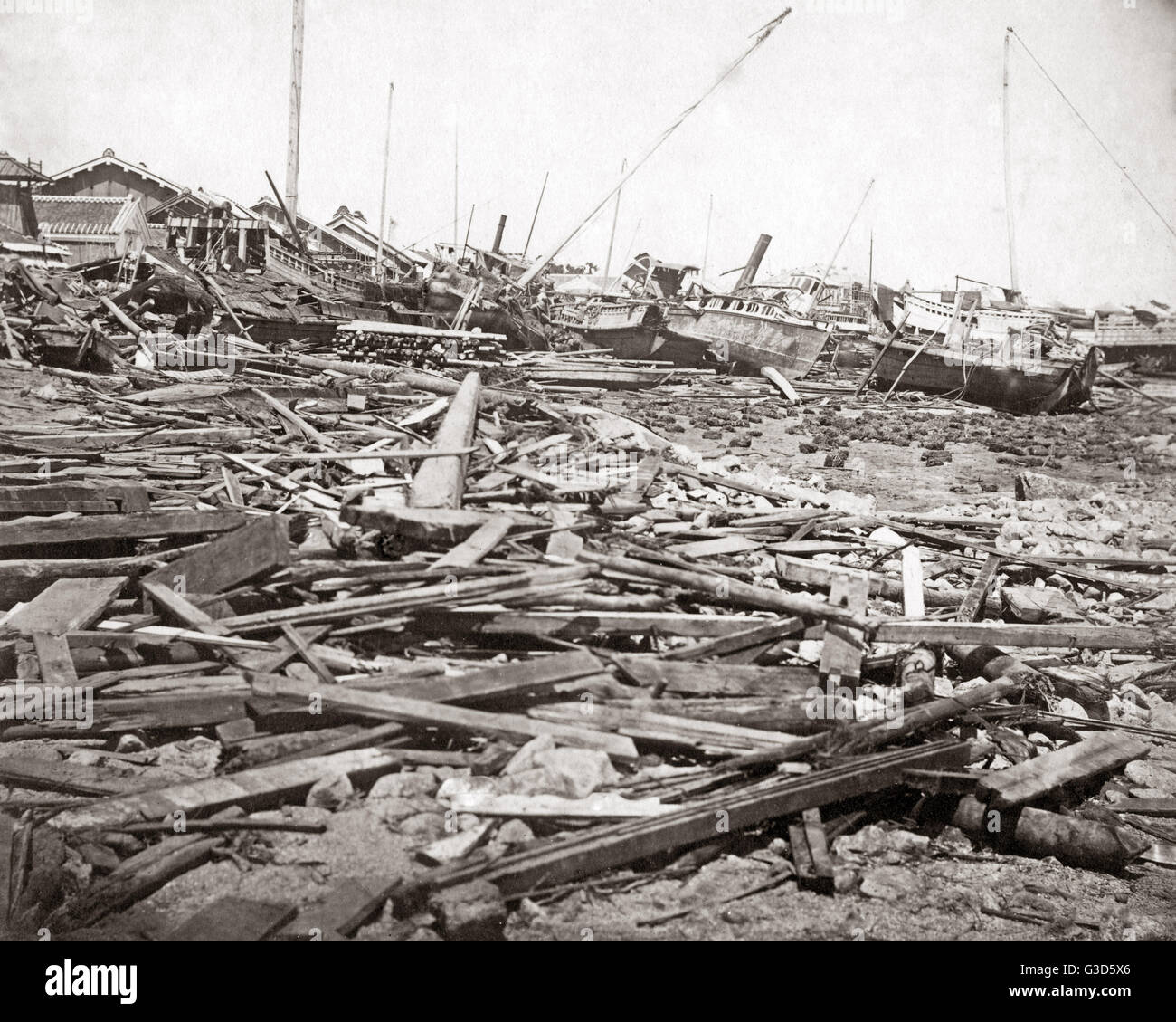 Japanese typhoon damage hi-res stock photography and images - Alamy