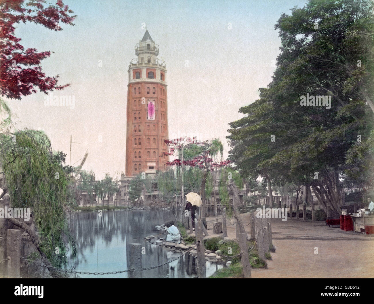 Asakusa Park, Tokyo, Japan, circa 1890s Stock Photo - Alamy