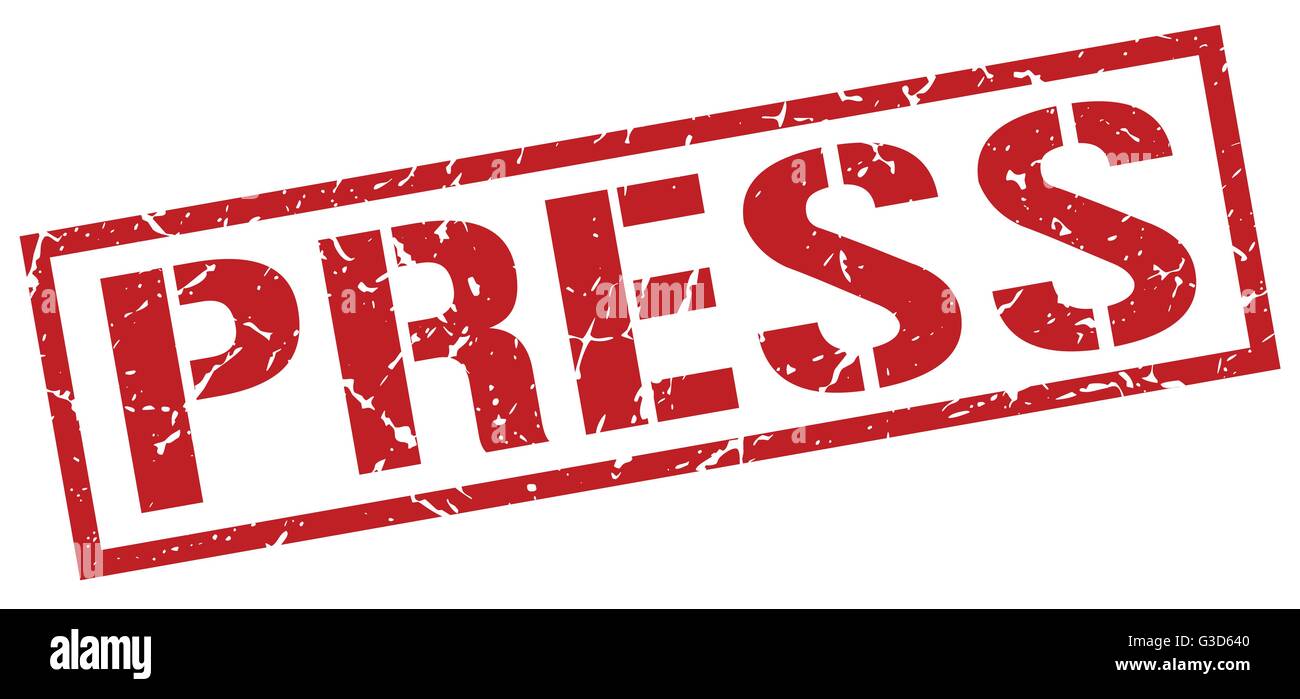 press red grunge square vintage rubber stamp Stock Vector Image & Art ...