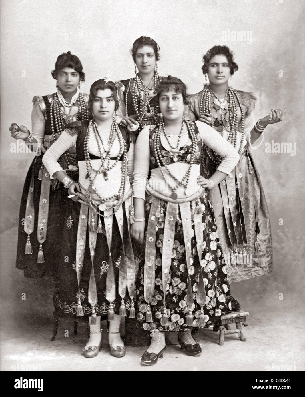 Dancers, Egypt, circa 1890 Stock Photo - Alamy