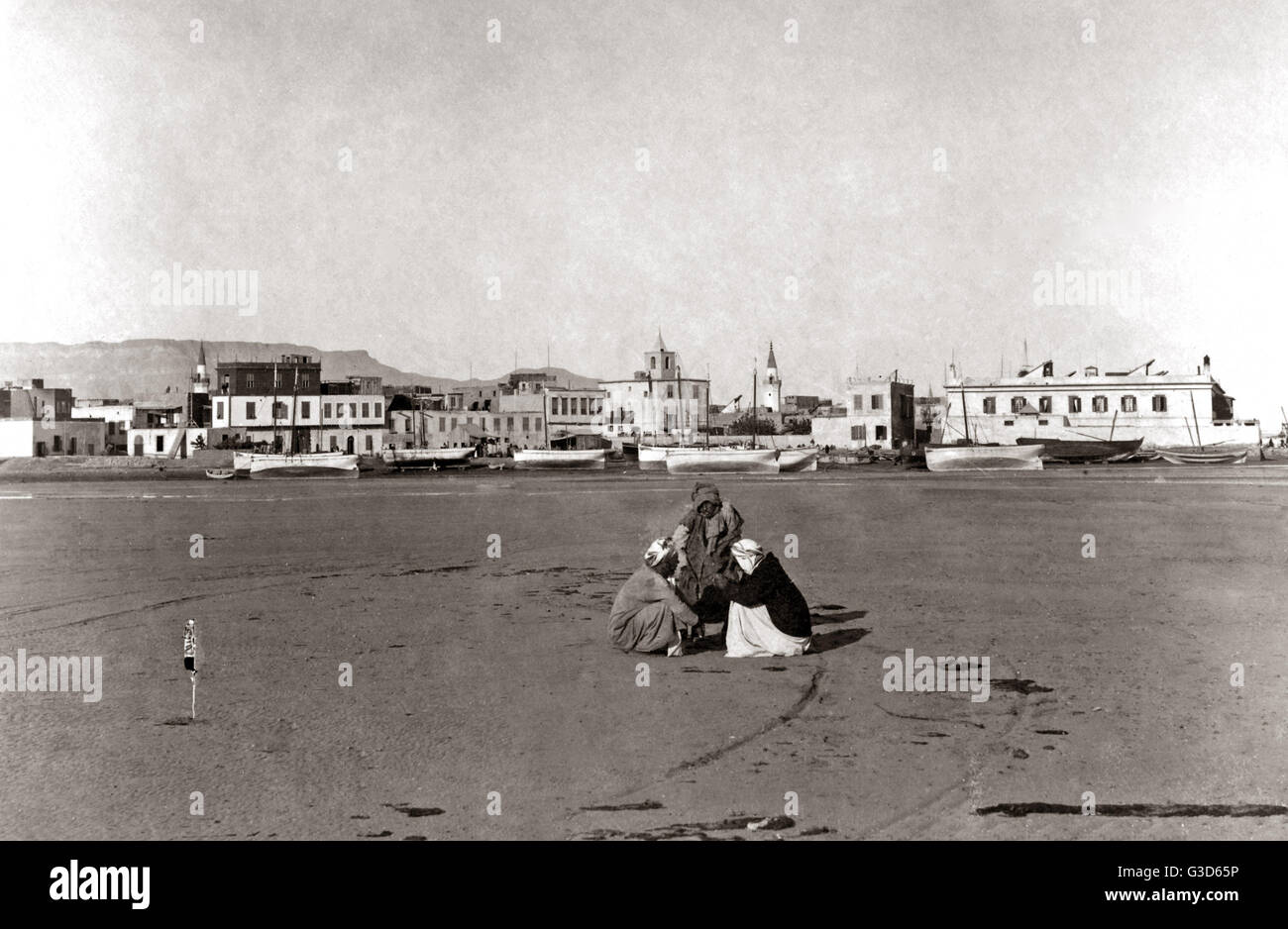 Town of Suez, Egypt circa 1880s Stock Photo - Alamy