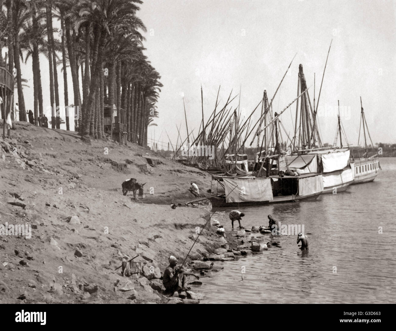 Circa 1890 Egypt High Resolution Stock Photography and Images - Alamy