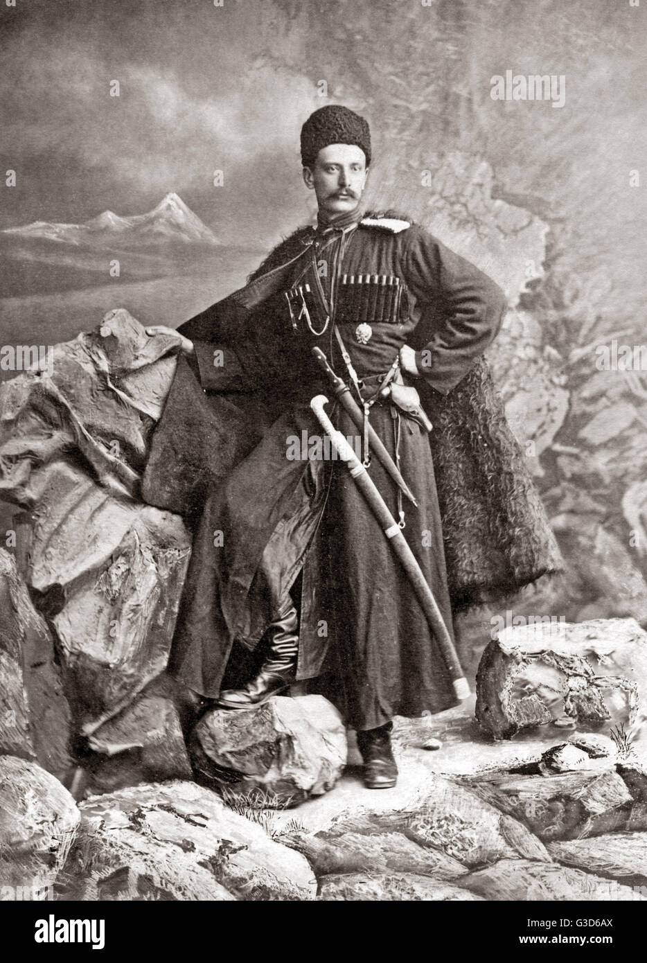 Turkish cossack, circa 1880s Stock Photo - Alamy