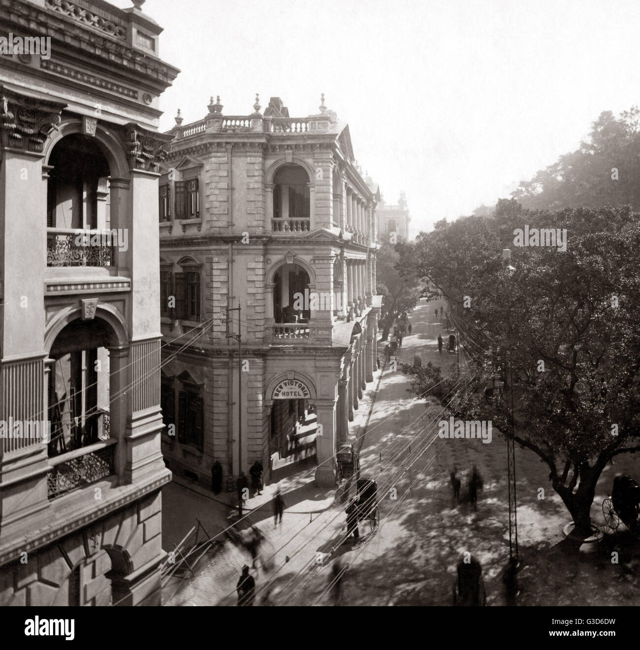 New Victoria Hotel, Hong Kong circa 1890 Stock Photo - Alamy