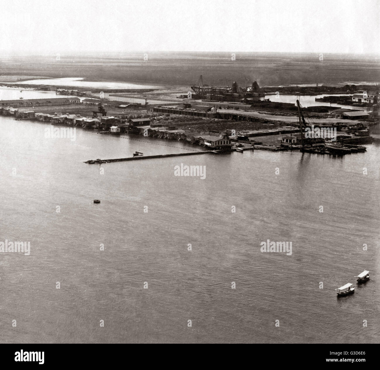 Port of Suez, Egypt, circa 1880s Stock Photo - Alamy