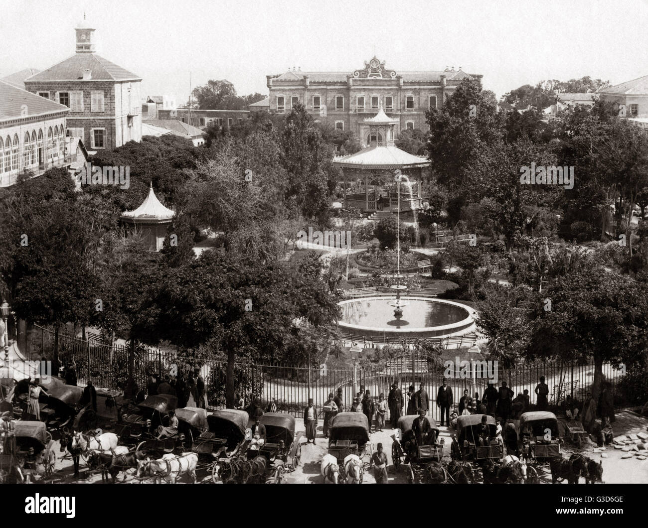 Place des Canons (Martyr's Square) Beirut Lebanon circa 189 Stock Photo ...