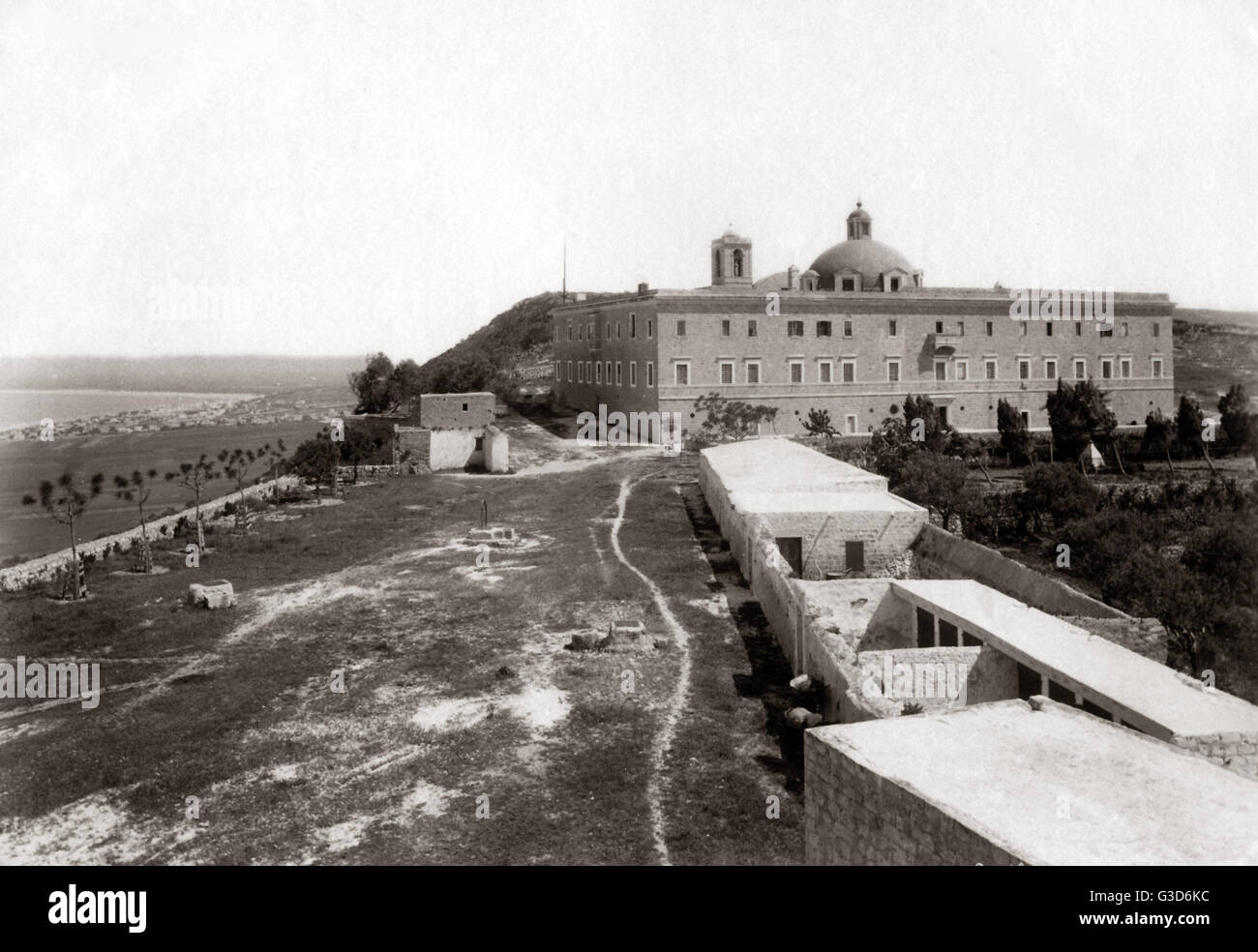 Convent of Mount Carmel, Palestine (Israel) circa 1890 Stock Photo - Alamy