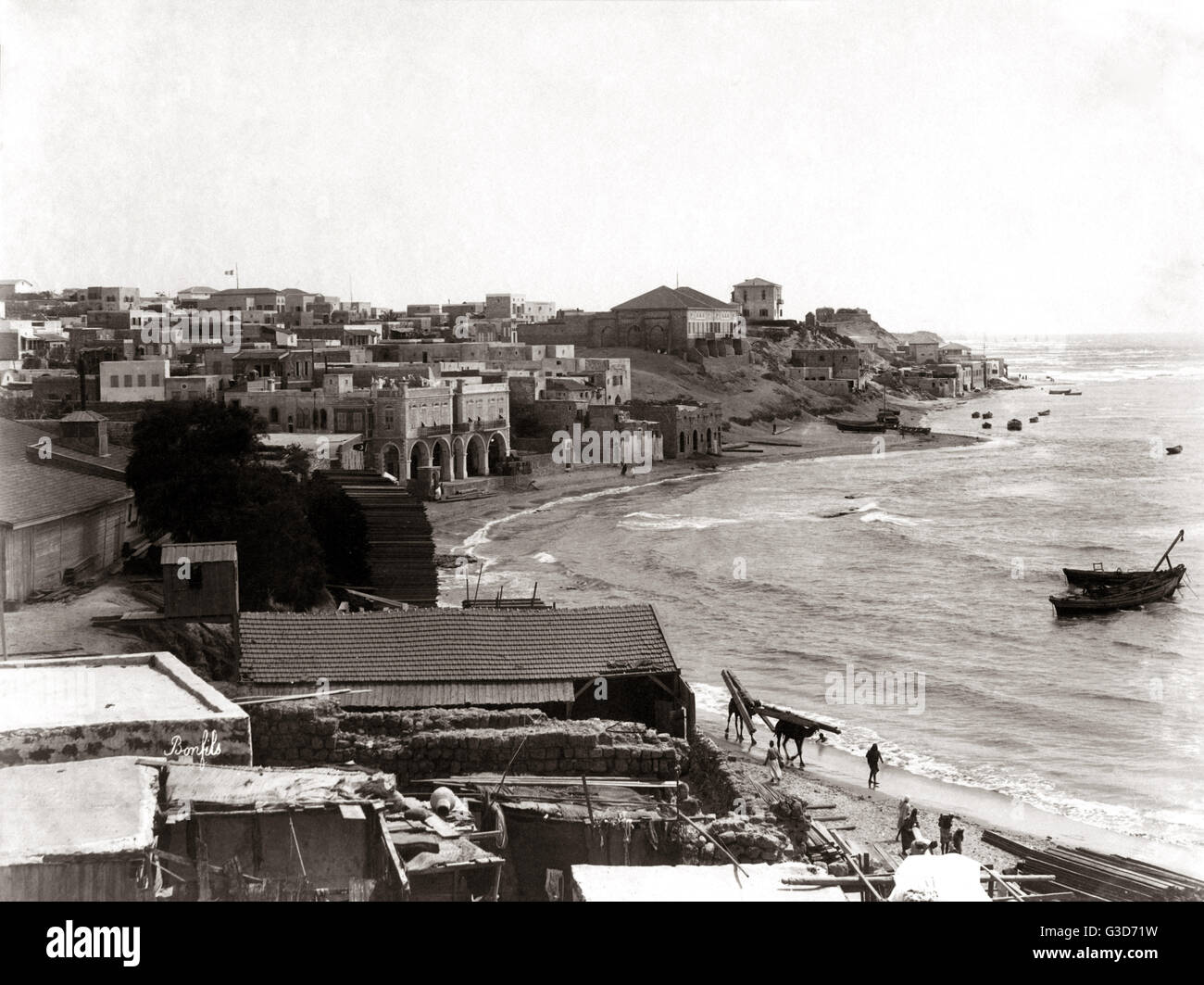 Israel Circa 1890 View From The High Resolution Stock Photography and ...