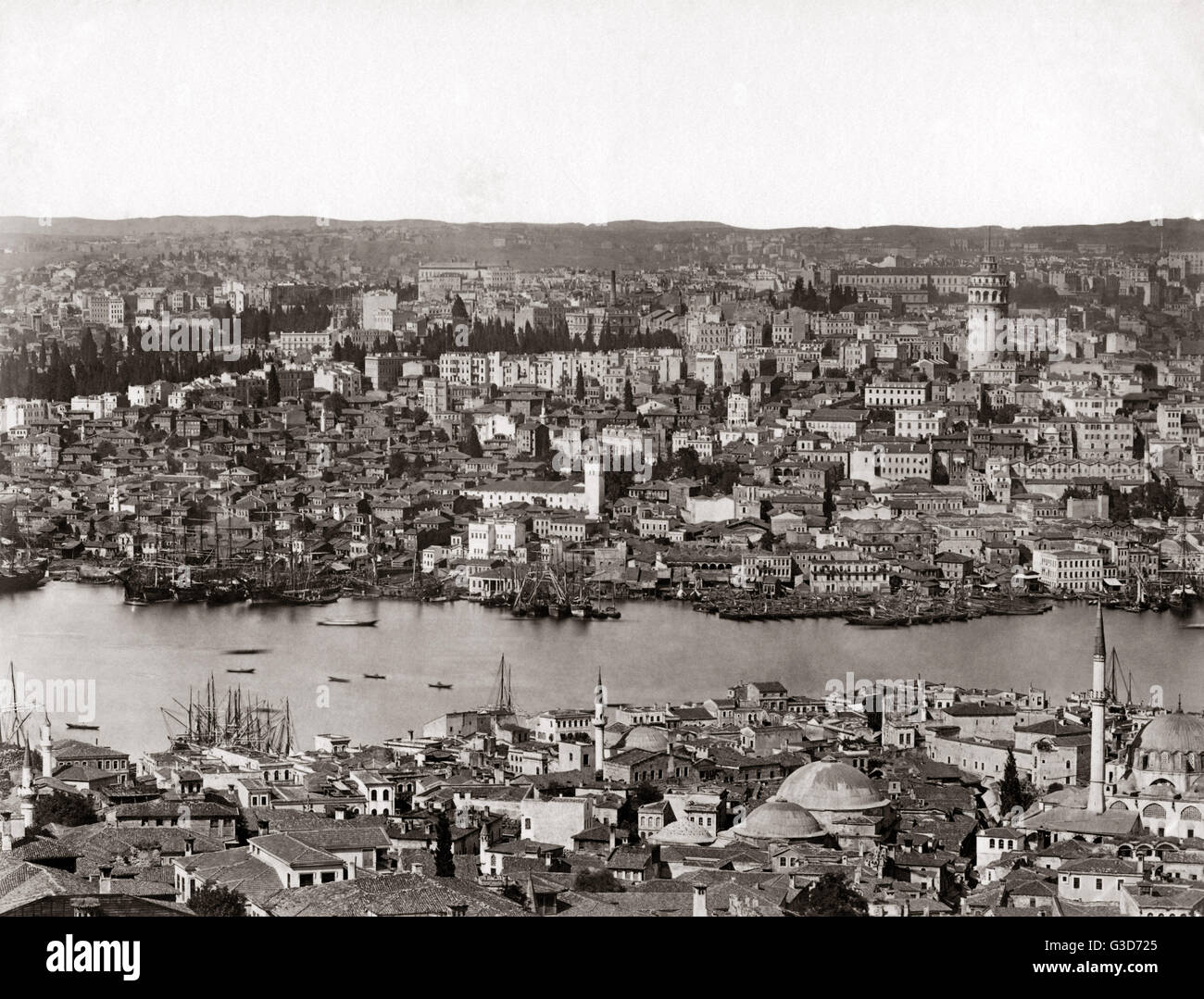 Constantinople istanbul turkey circa 1890 hi-res stock photography and ...