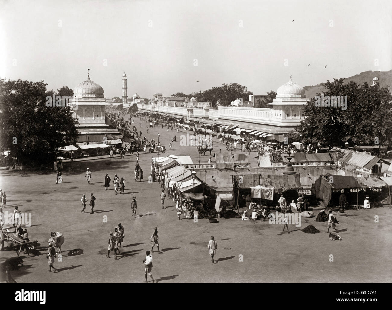 Street in Jaipur, Jeypore, India, circa 1890 Stock Photo - Alamy