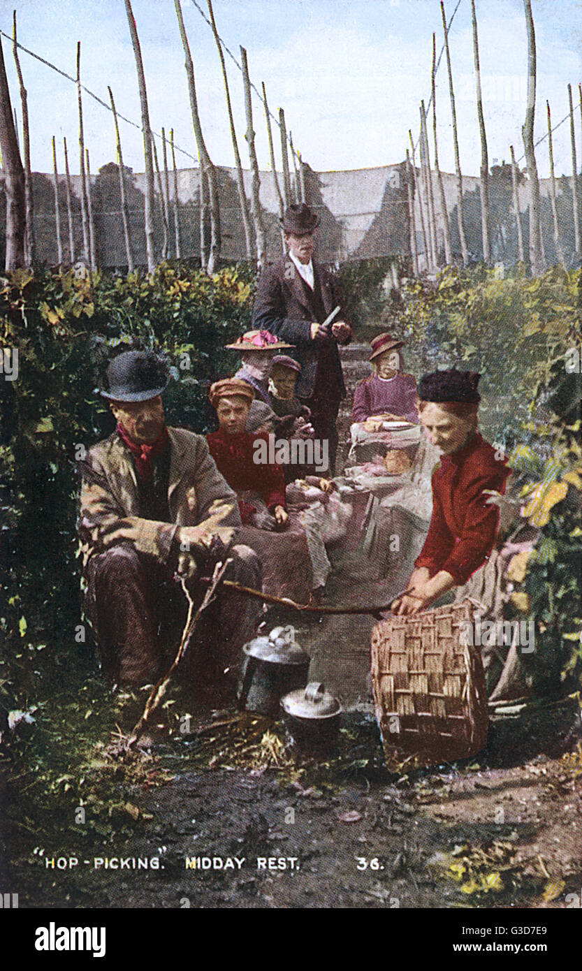 Kent hop pickers hi-res stock photography and images - Alamy