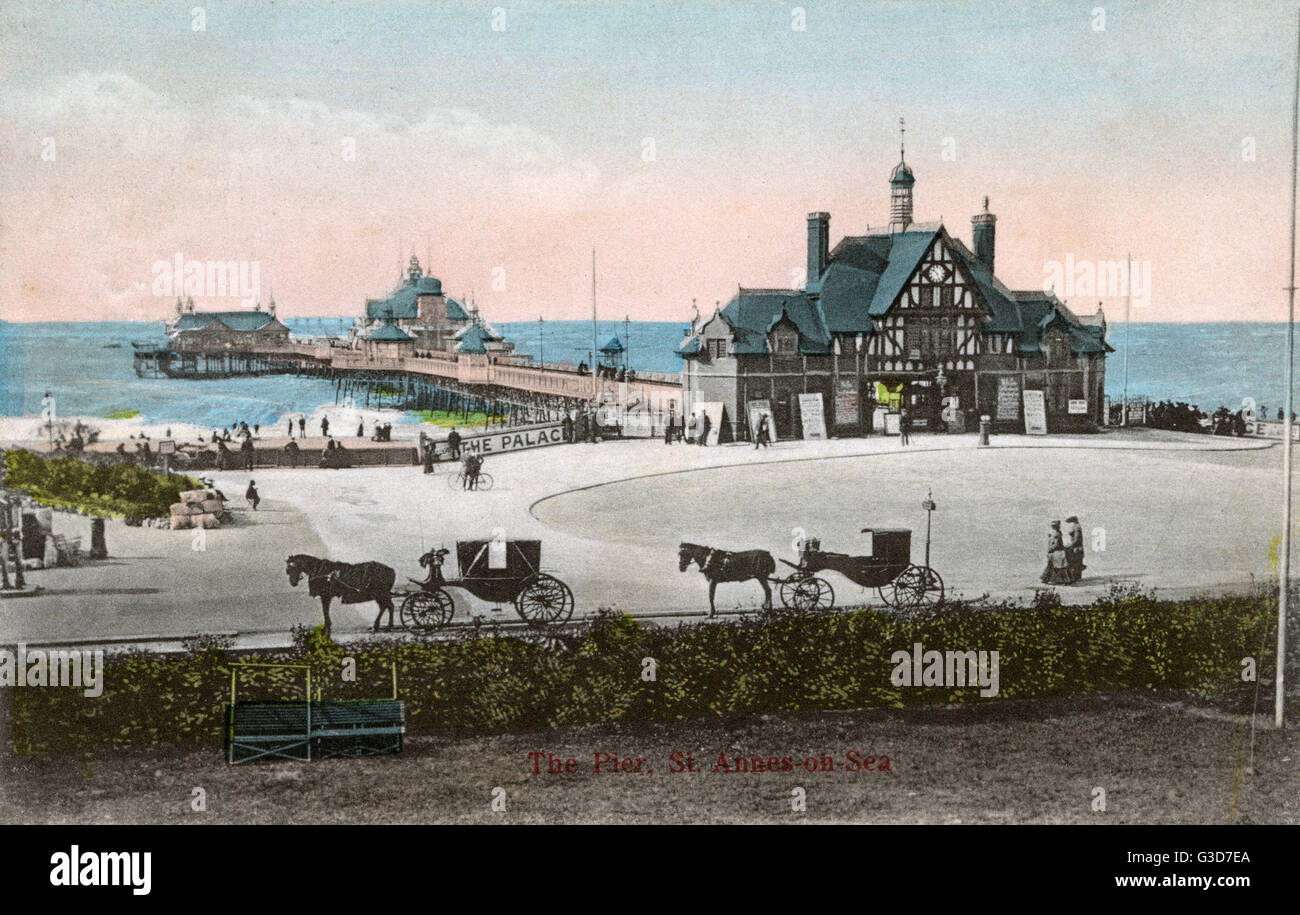 The Pier - St. Annes-on-Sea, Lancashire Stock Photo - Alamy