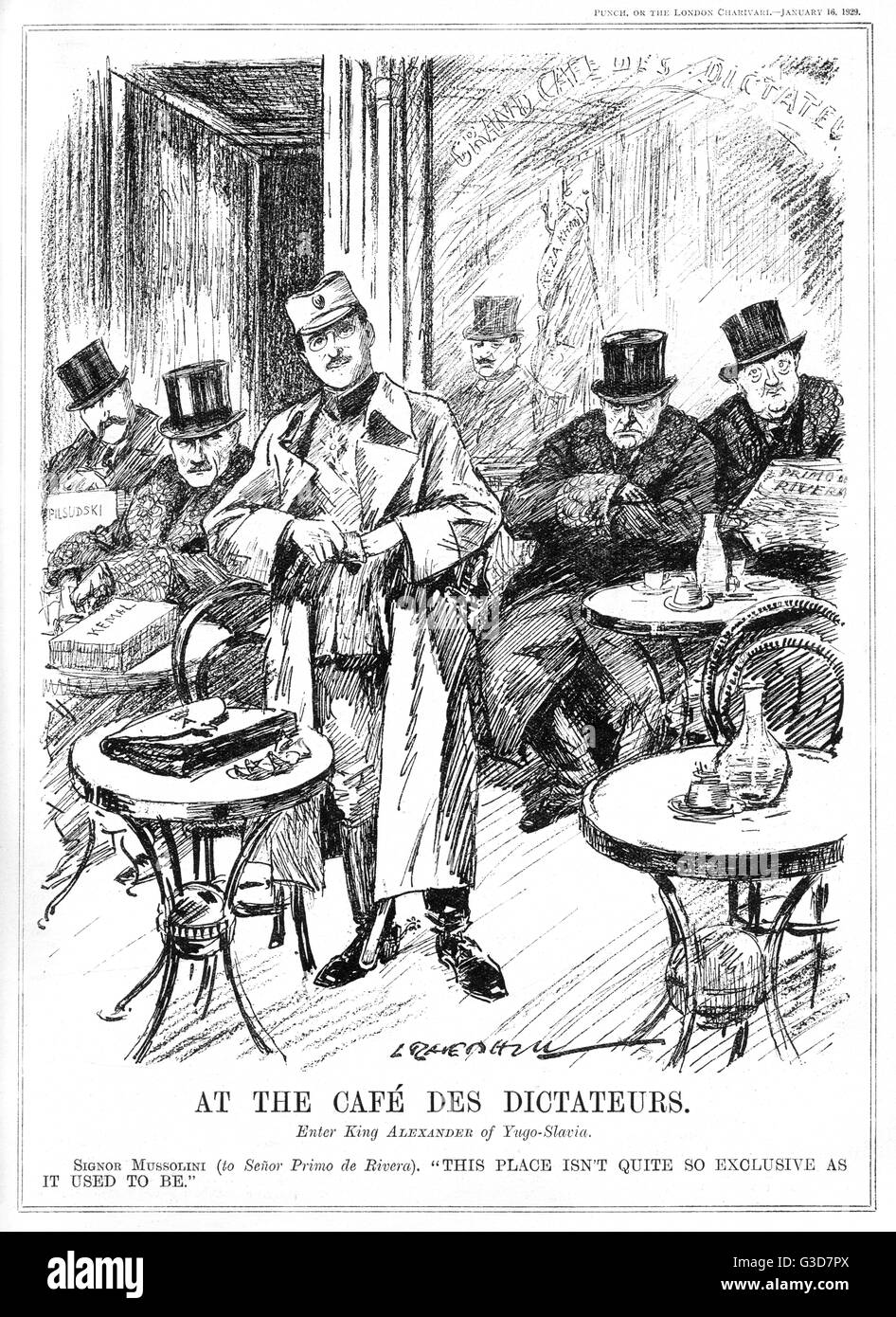 Mussolini Cartoon High Resolution Stock Photography and Images - Alamy