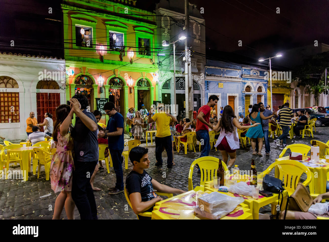 Forro music and dance in Praça do Arsenal, Recife Antigo, Recife ...
