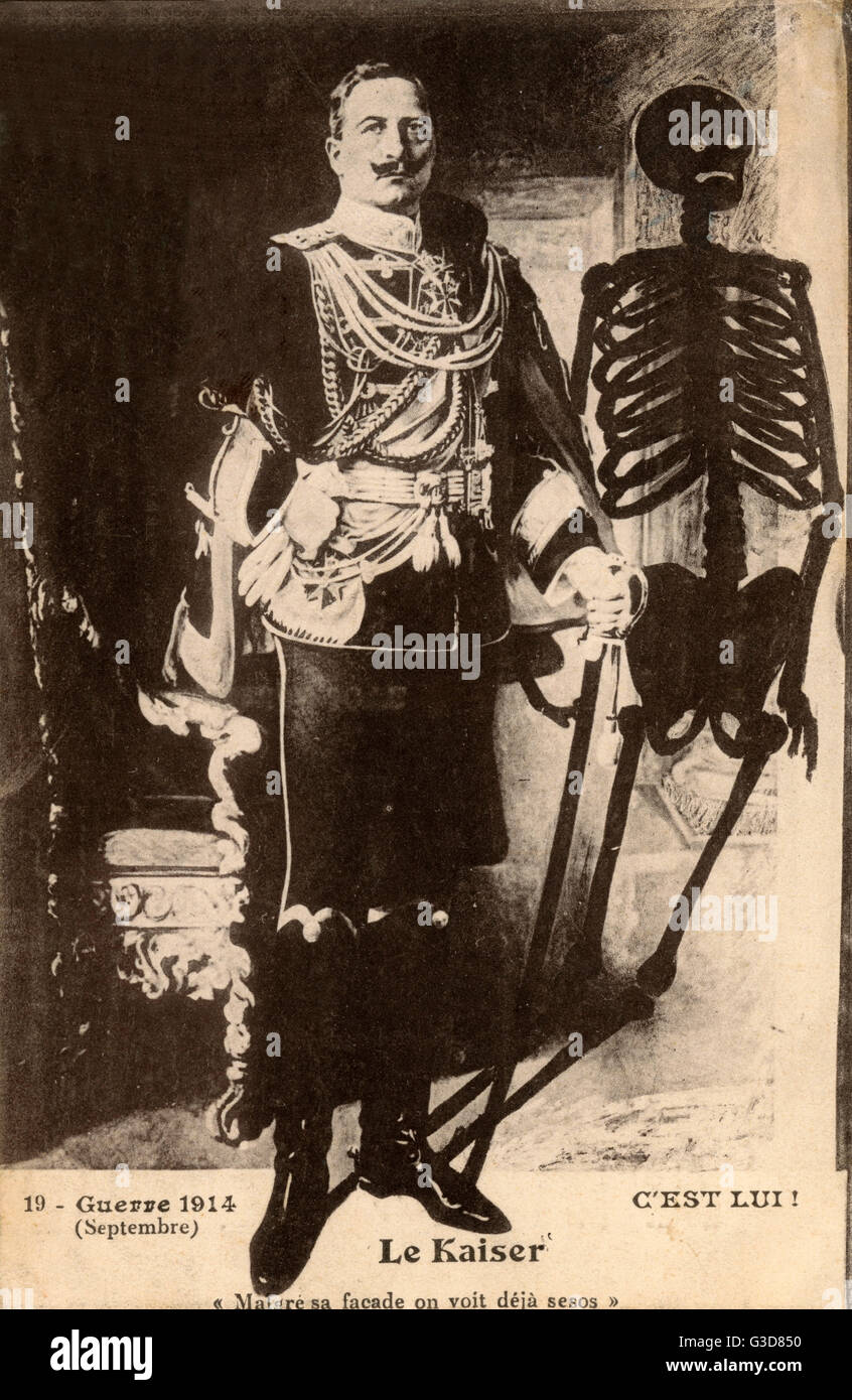 The Kaiser and how he really is! Stock Photo - Alamy