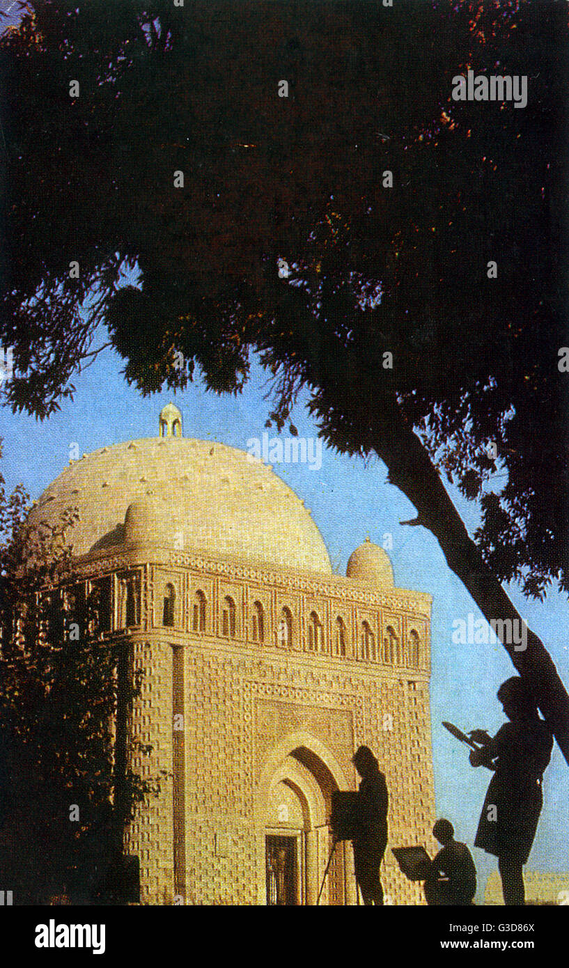 Ismail Samani Mausoleum, Bukhara, Uzbekistan Stock Photo - Alamy