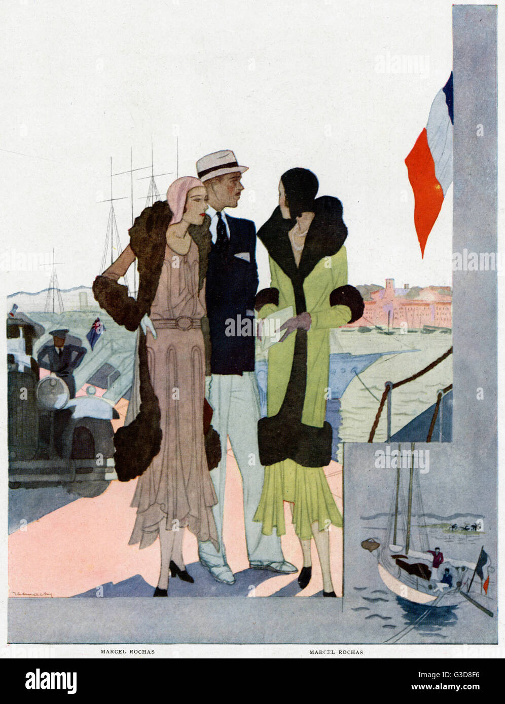 Clothing by Marcel Rochas fashions Stock Photo - Alamy