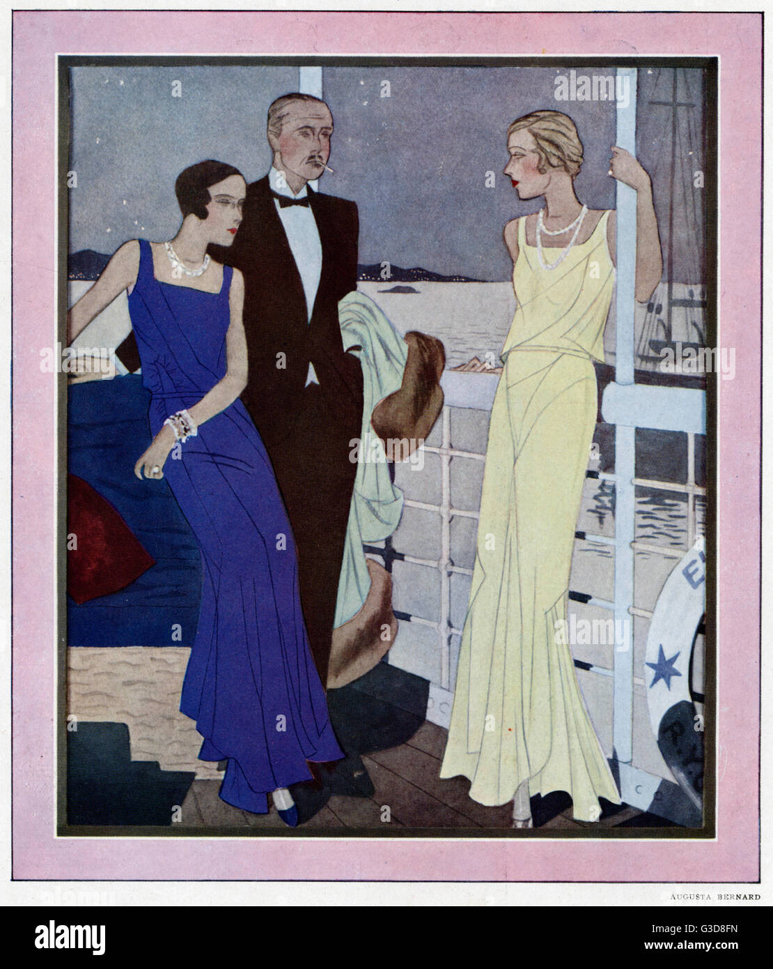 Dresses by Augusta Bernard fashions Stock Photo - Alamy