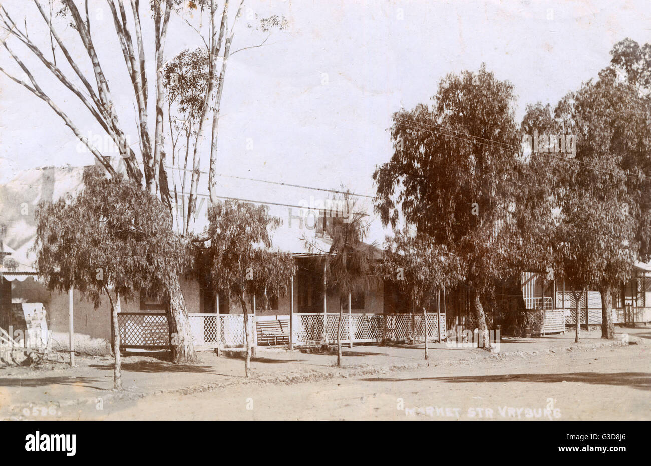 Vryburg Hotel, Vryburg, Basutoland, South Africa Stock Photo - Alamy