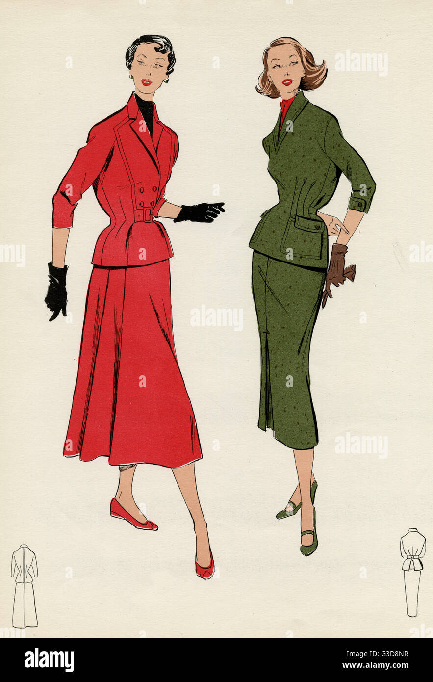 Women wearing 1950s clothes hi-res stock photography and images - Alamy