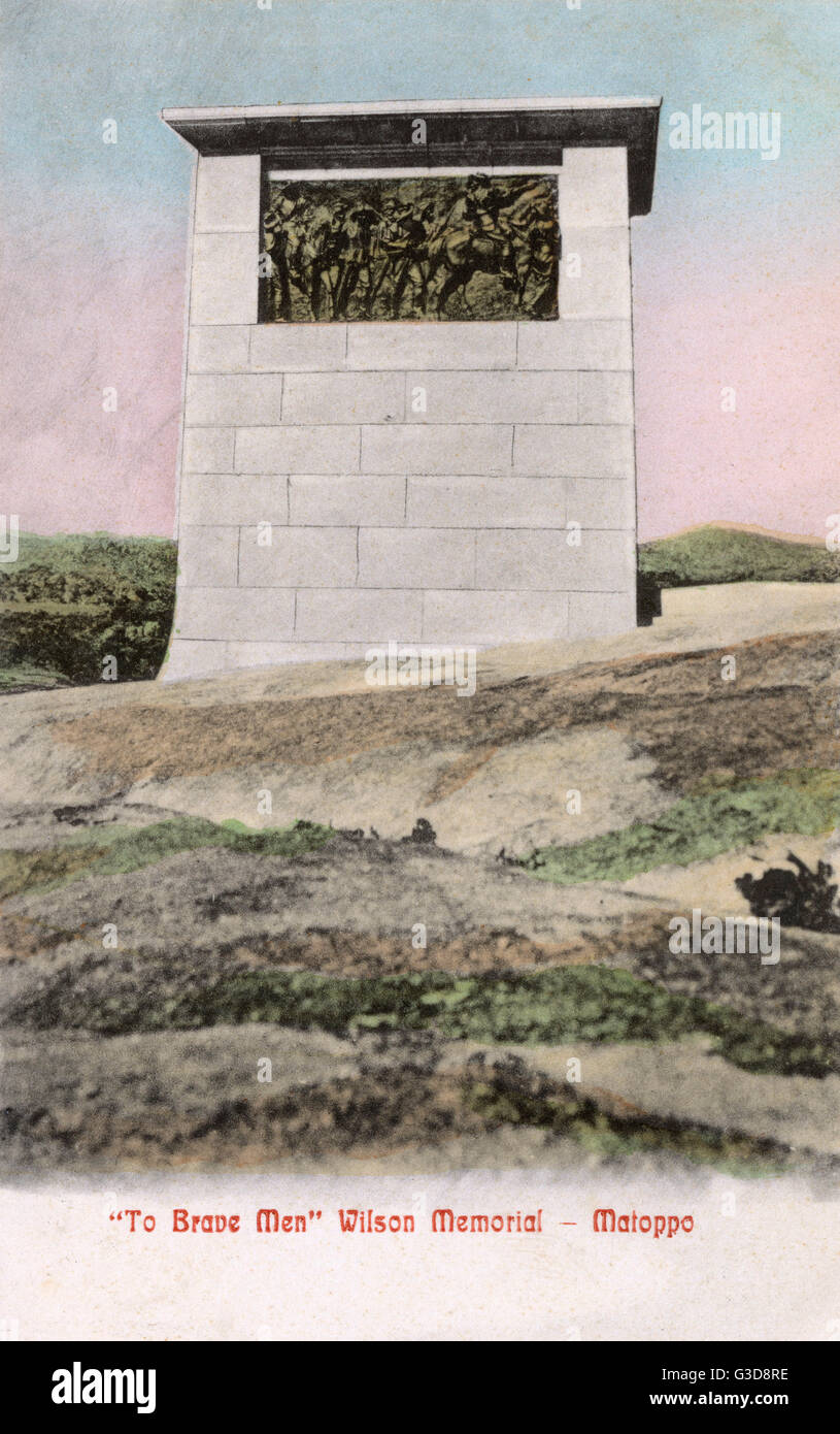 Wilson Memorial, Matoppo, Rhodesia (now Zimbabwe Stock Photo - Alamy