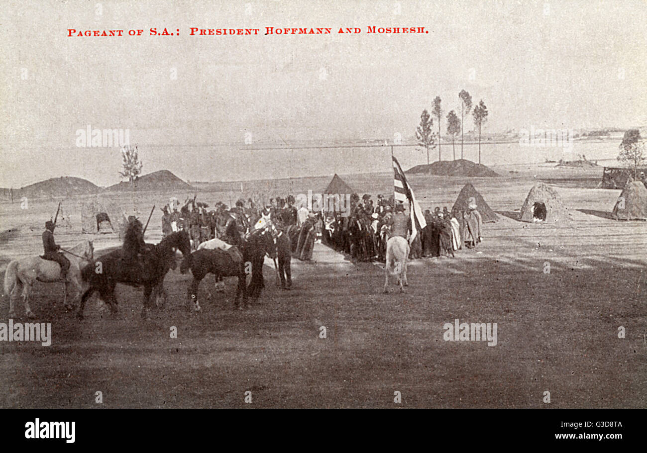 Union of South Africa historical pageant Stock Photo - Alamy