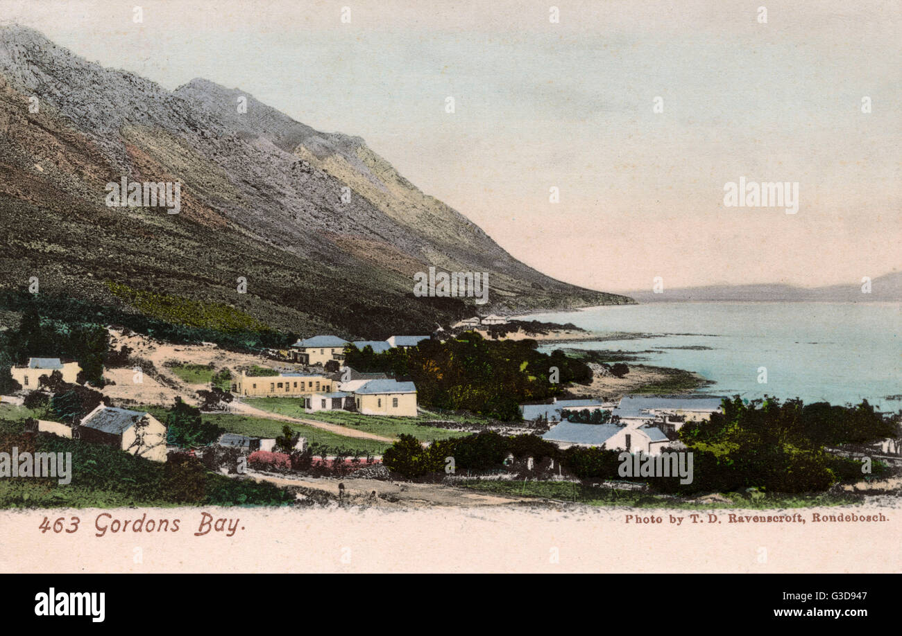 Gordon's Bay, Western Cape, Cape Colony, South Africa Stock Photo - Alamy