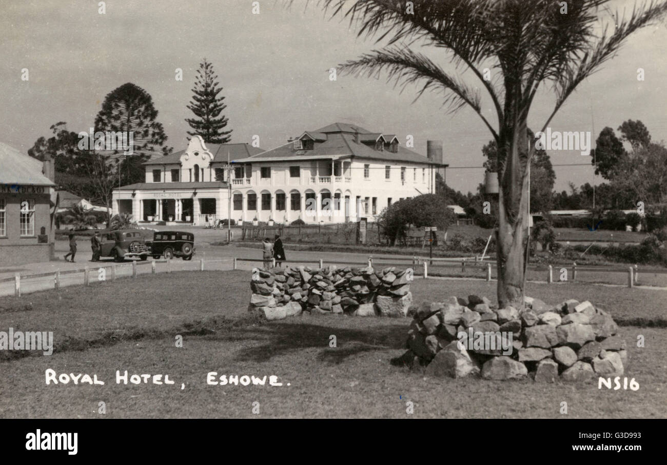 Royal Hotel, Eshowe, Natal Province, South Africa Stock Photo - Alamy
