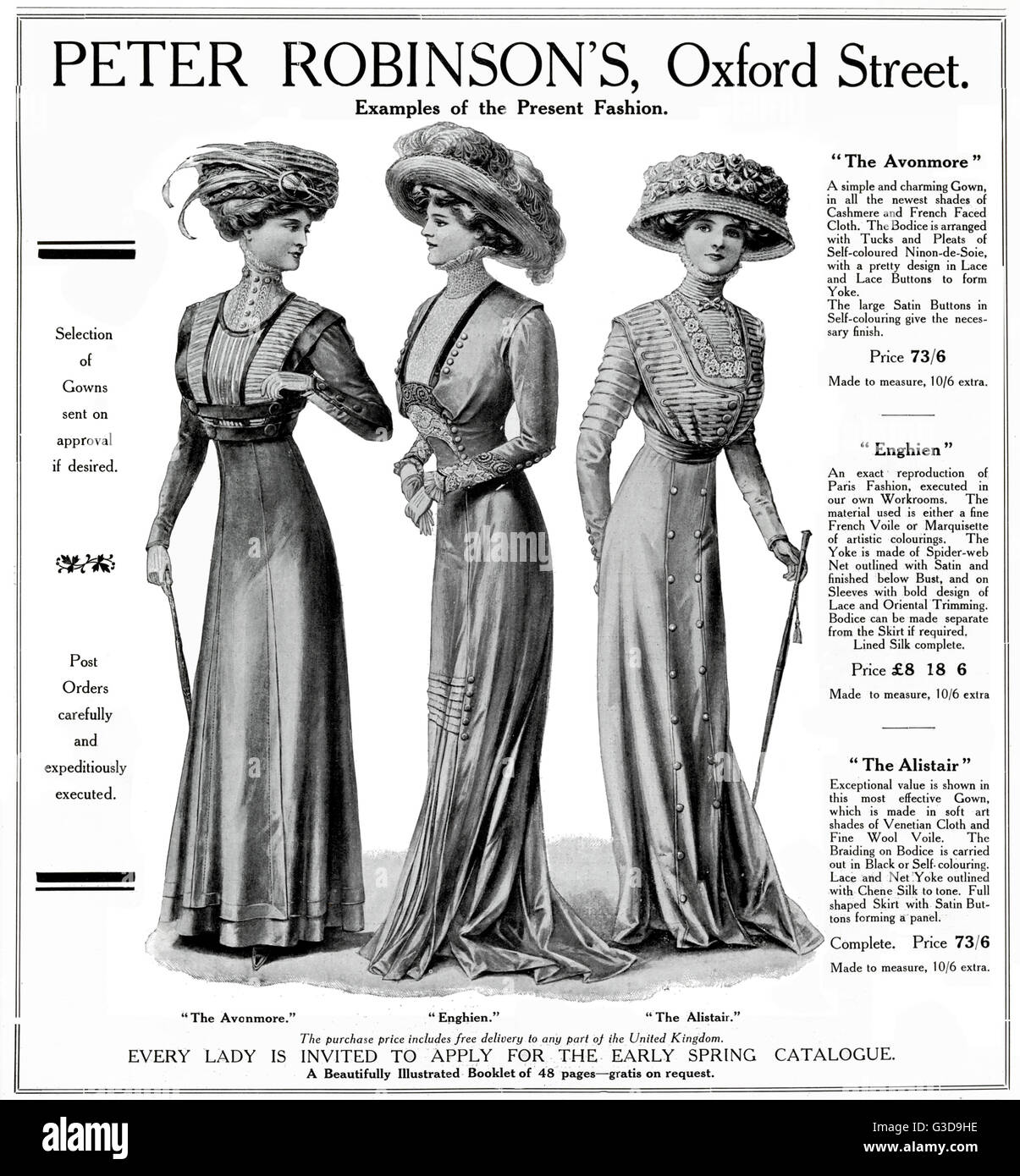 Edwardian hats and dresses hi-res stock photography and images - Alamy