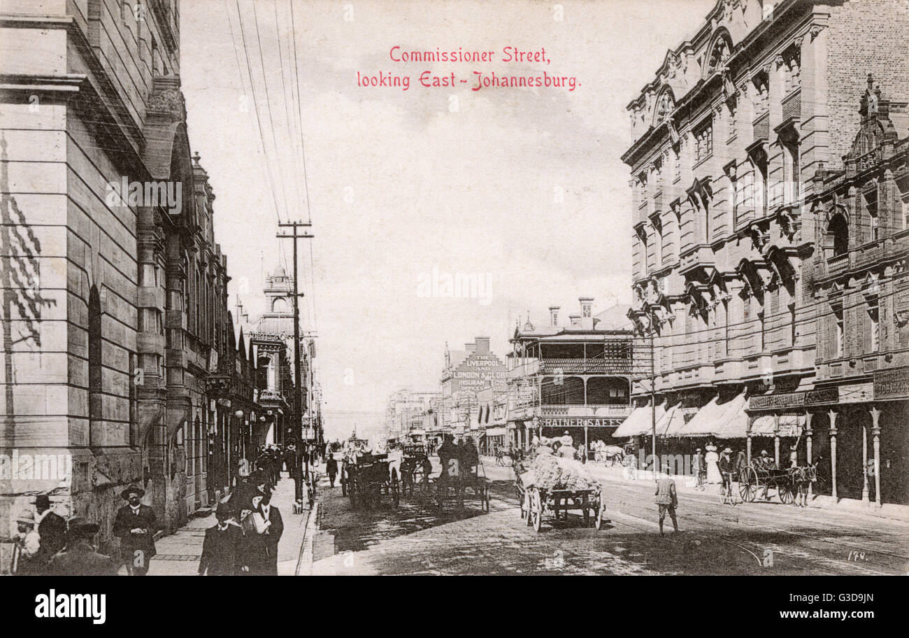 Commissioner Street, Johannesburg, Transvaal, South Africa Stock Photo ...