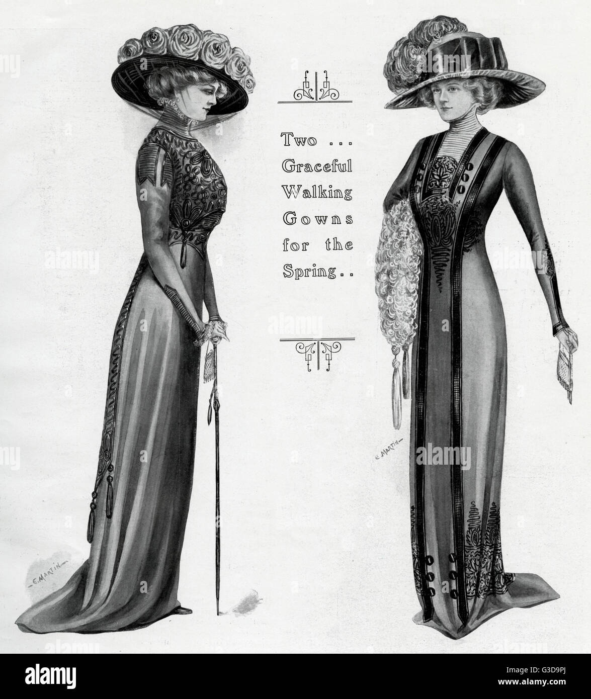 Edwardian hats and dresses hi-res stock photography and images - Alamy