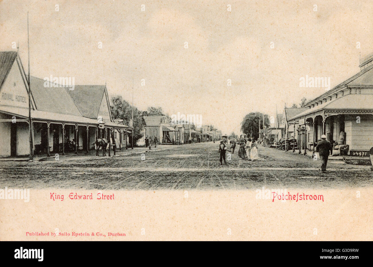 King Edward Street, Potchefstroom, NW Province, South Africa Stock ...