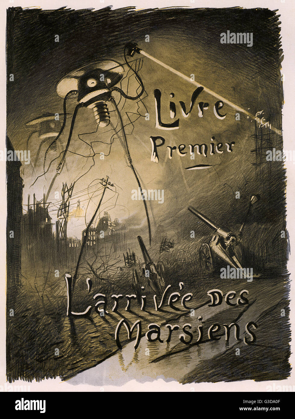 The War of the Worlds - Arrival of the Martians Stock Photo - Alamy