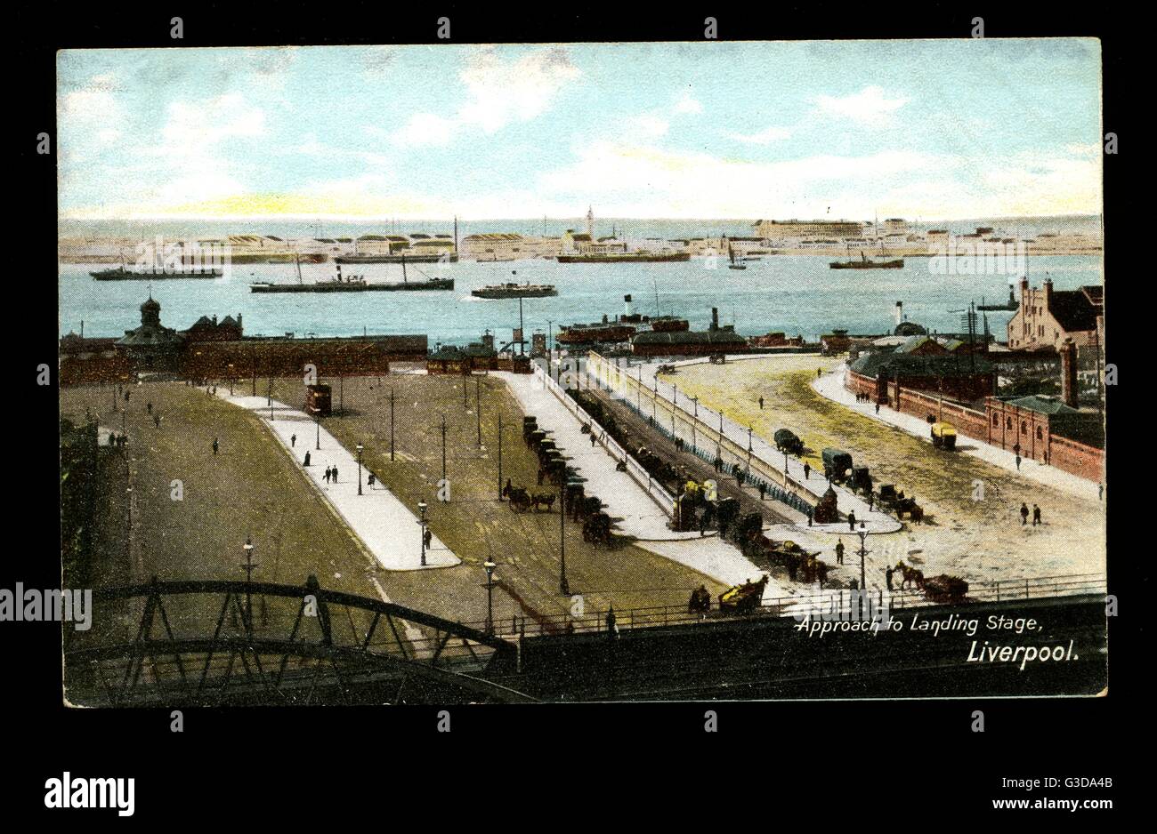 Approach To The Liverpool Landing Stage High Resolution Stock ...