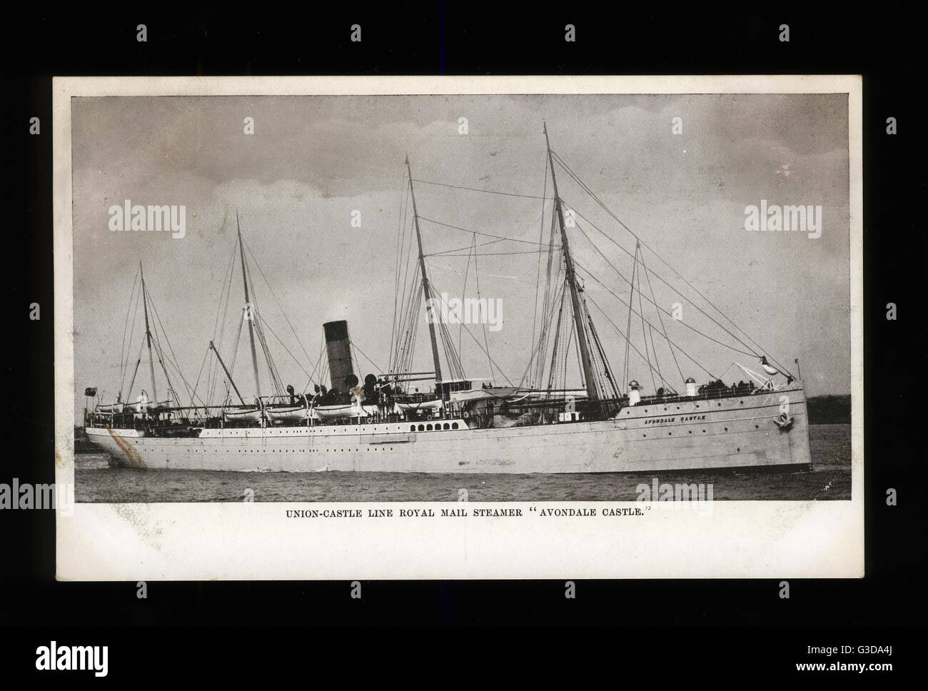 SS Avondale Castle, Union Castle Line Royal Mail steamer. Date: circa ...